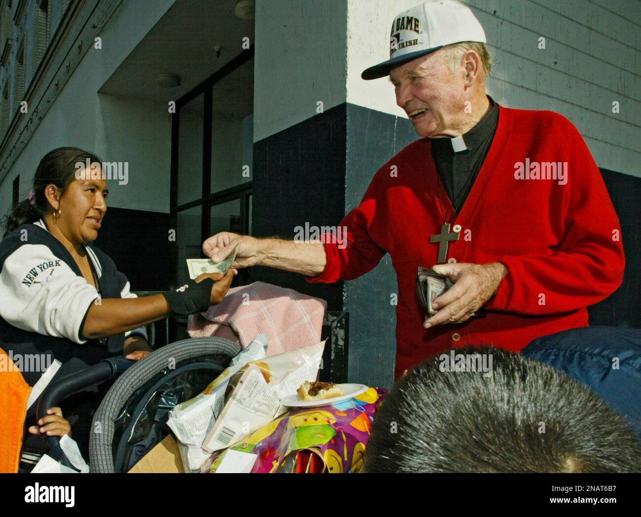 FILE - This Nov. 25, 2004 file photo shows Father Maurice Chase of Skid ...