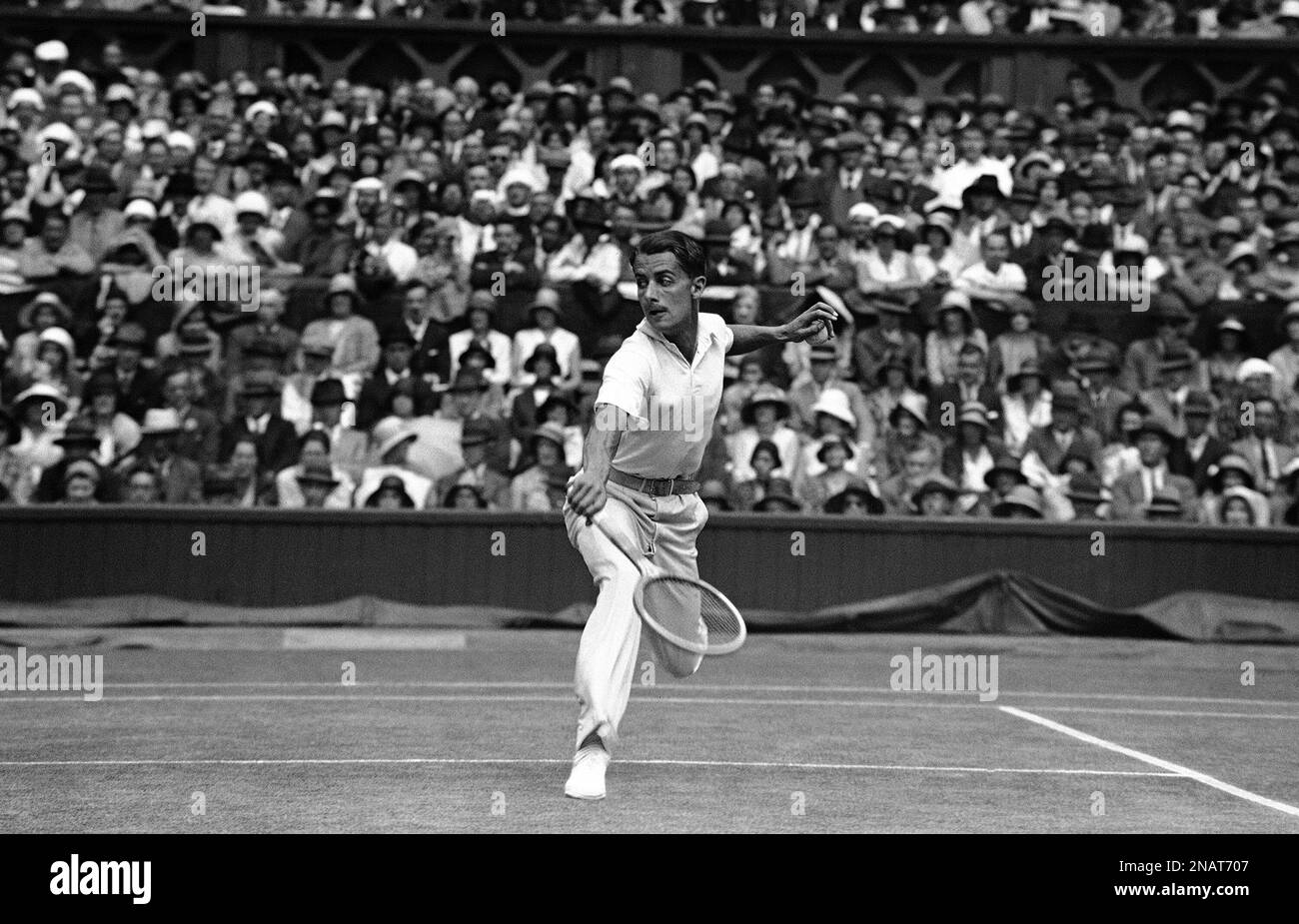 British tennis player Henry Wilfred Austin, known as Bunny Austin in ...