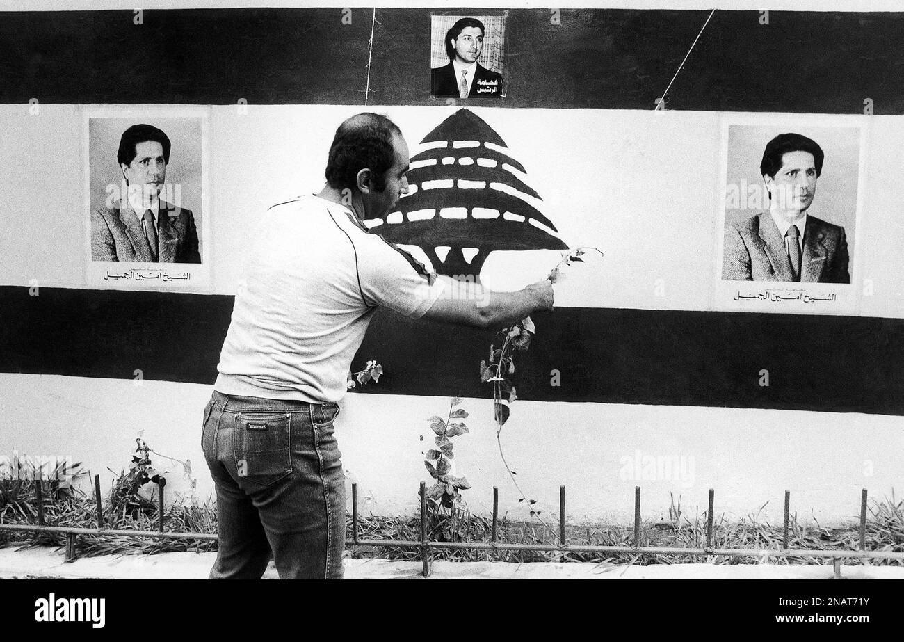 A Lebanese resident of the sad town of Sabra, in West Beirut, on Sept ...