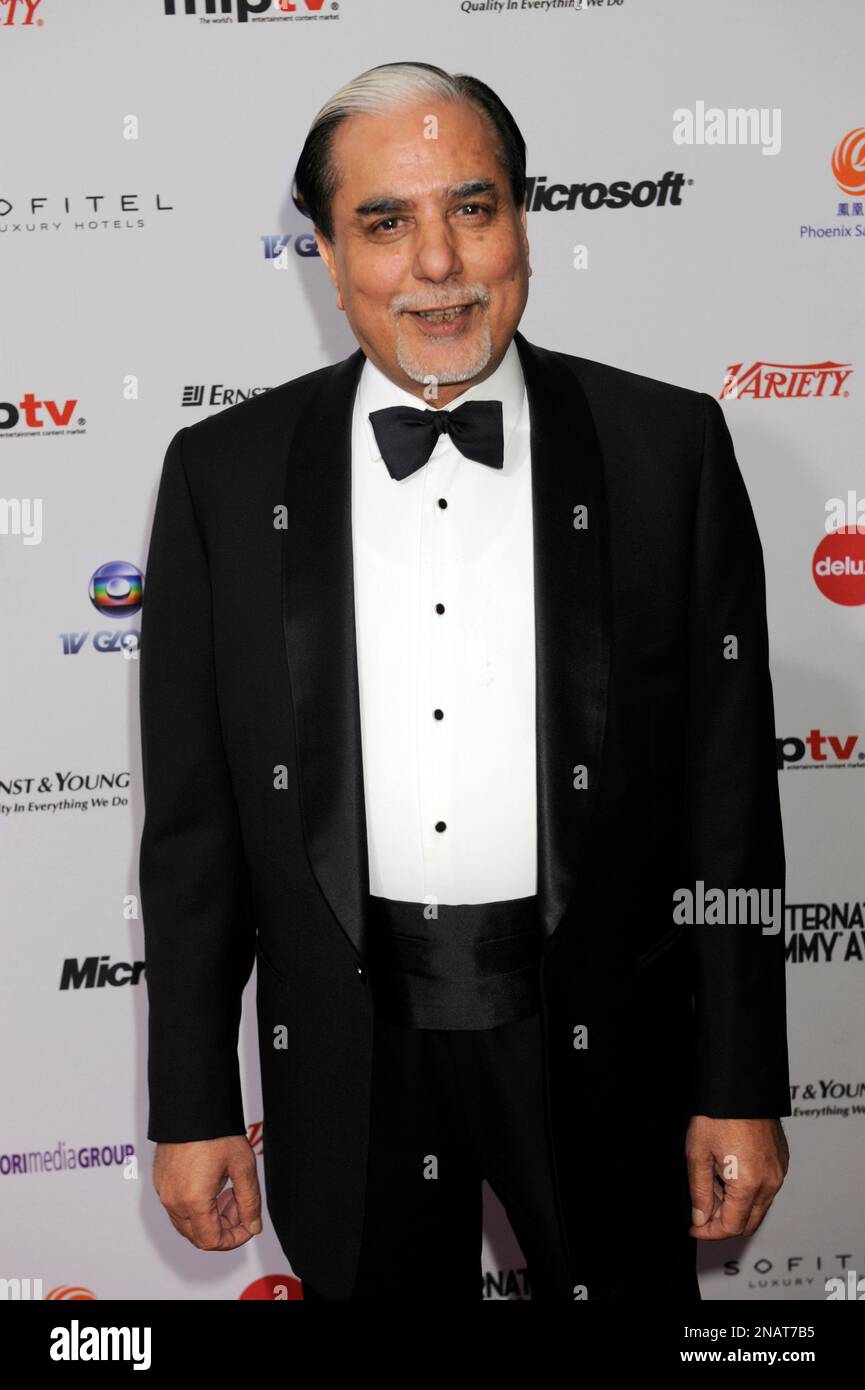 The International Emmy Directorate Award was presented to Subhash ...