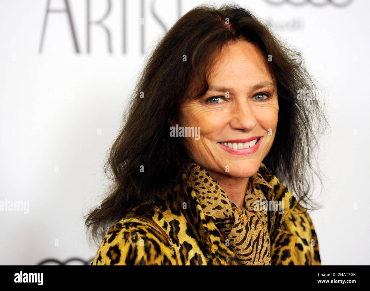 Actress Jacqueline Bisset poses at a screening of the film "The Artist ...