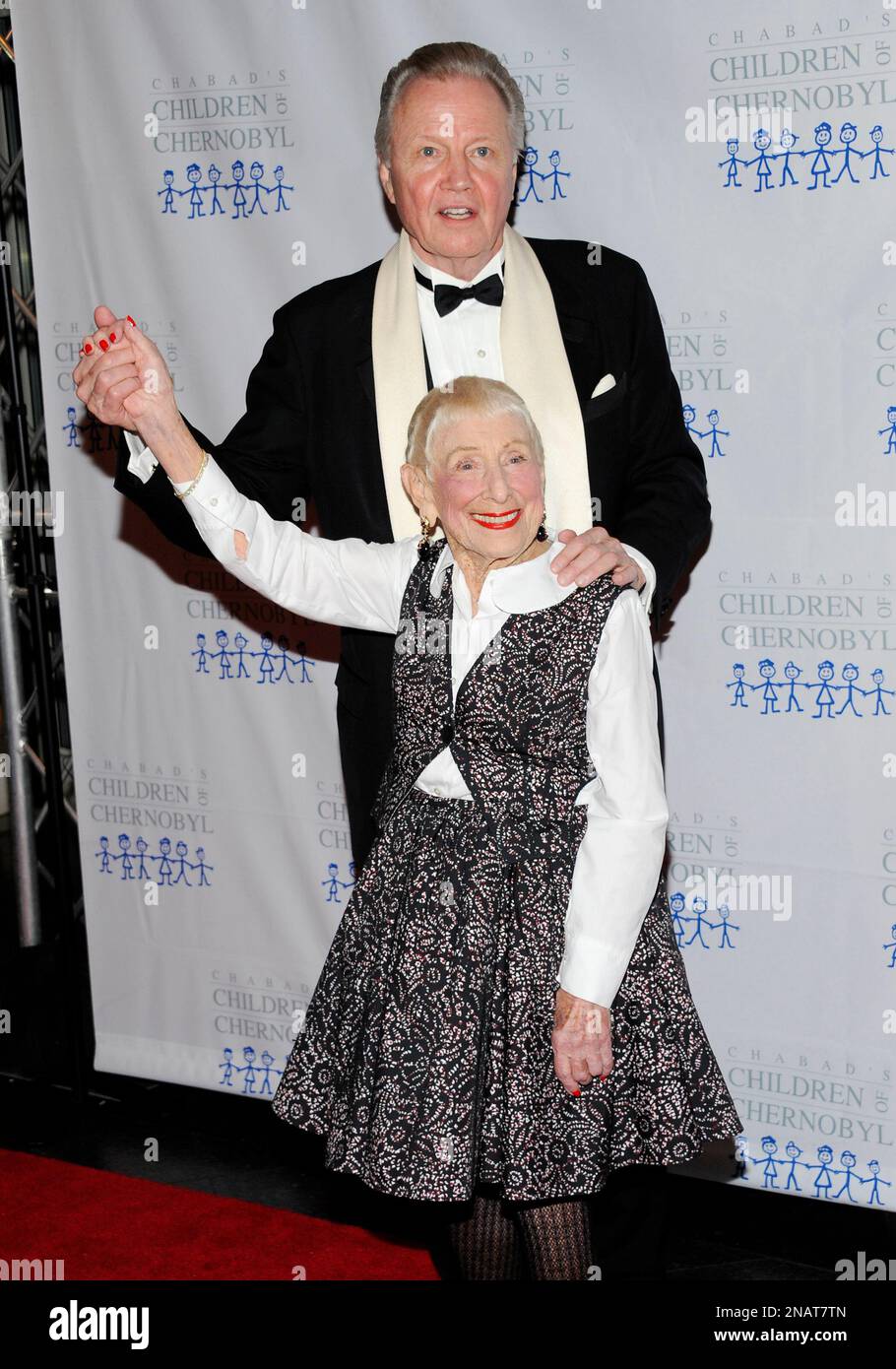 Actor Jon Voight and Steven Speilberg's mother, Leah Adler, attend the ...