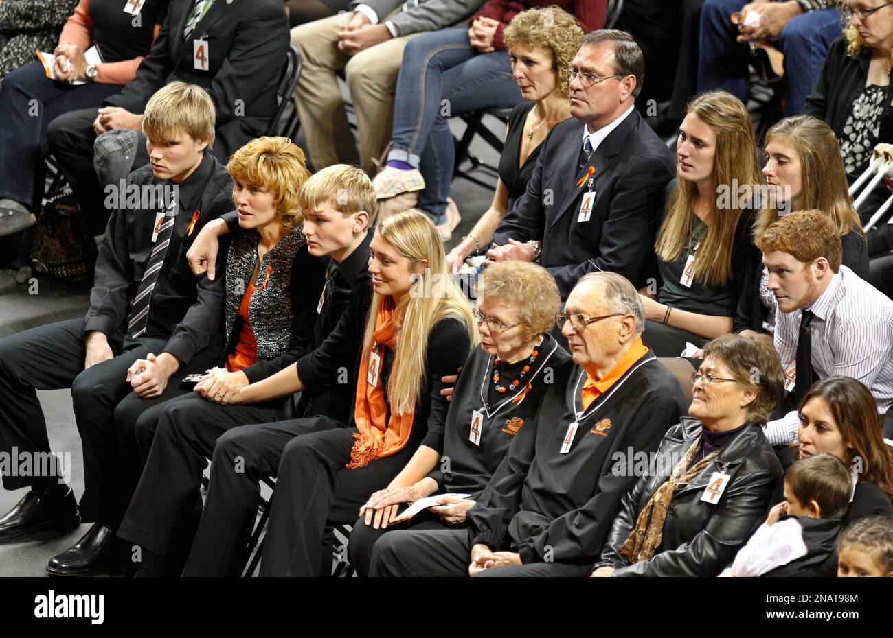 Budke family members, from left, Alex Budke, Shelley Budke, Brett Budke ...