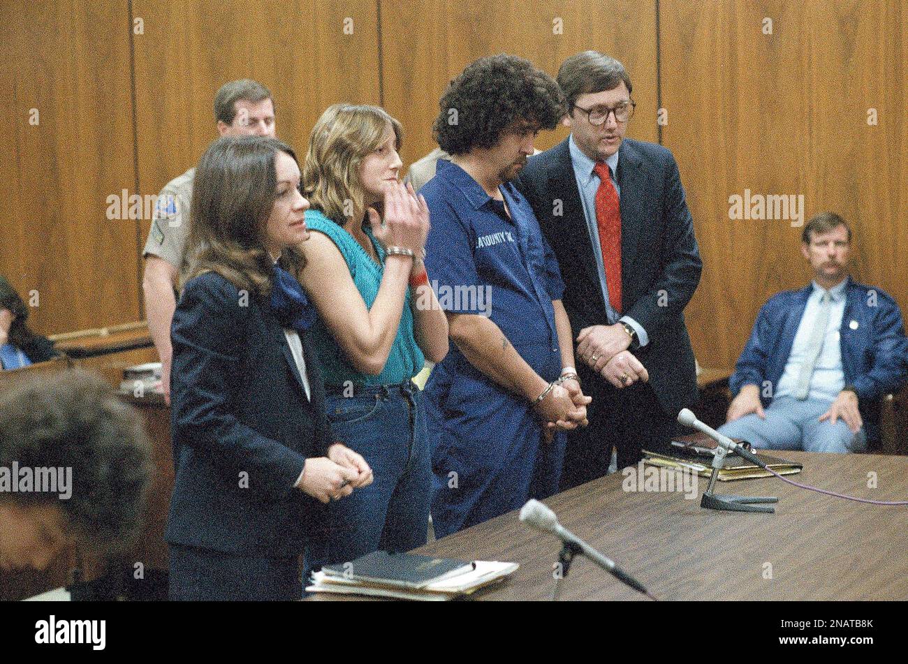Ruby Padgett and Mitchell Carlton Sims appear in court in Glendale ...
