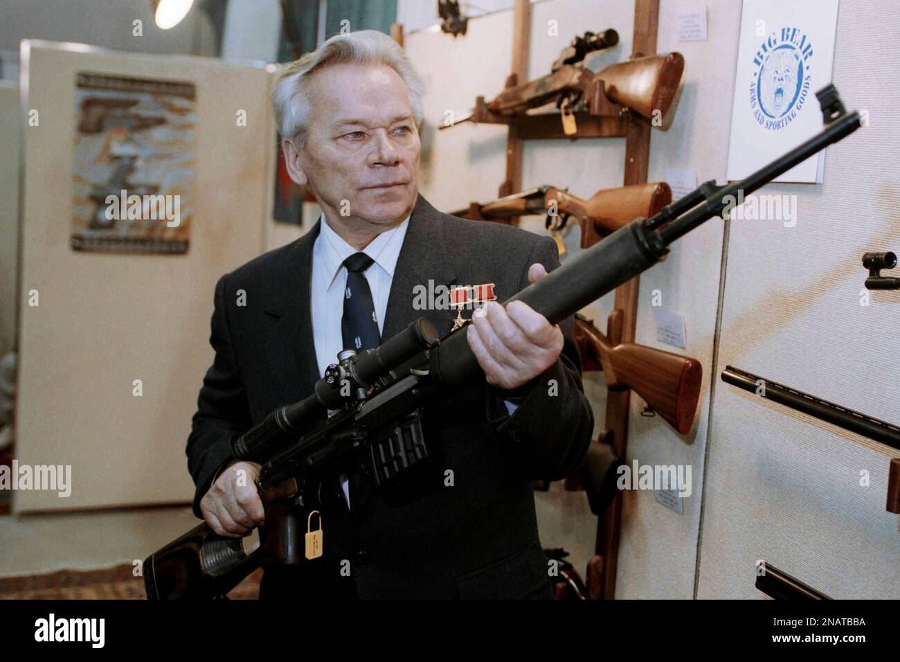 Mikhail T. Kalashnikov, Russian designer of history’s most widely used ...