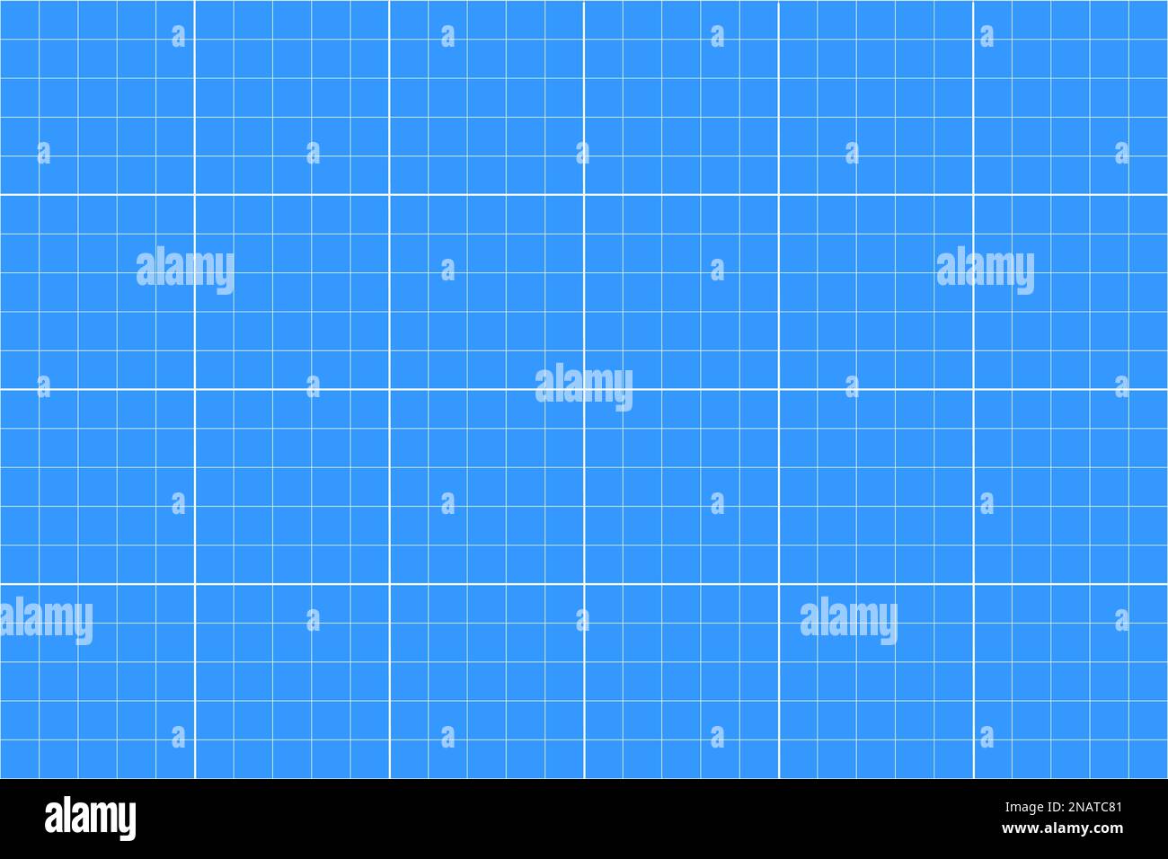 Blueprint grid sheet background. Checkered blank page layout for school ...