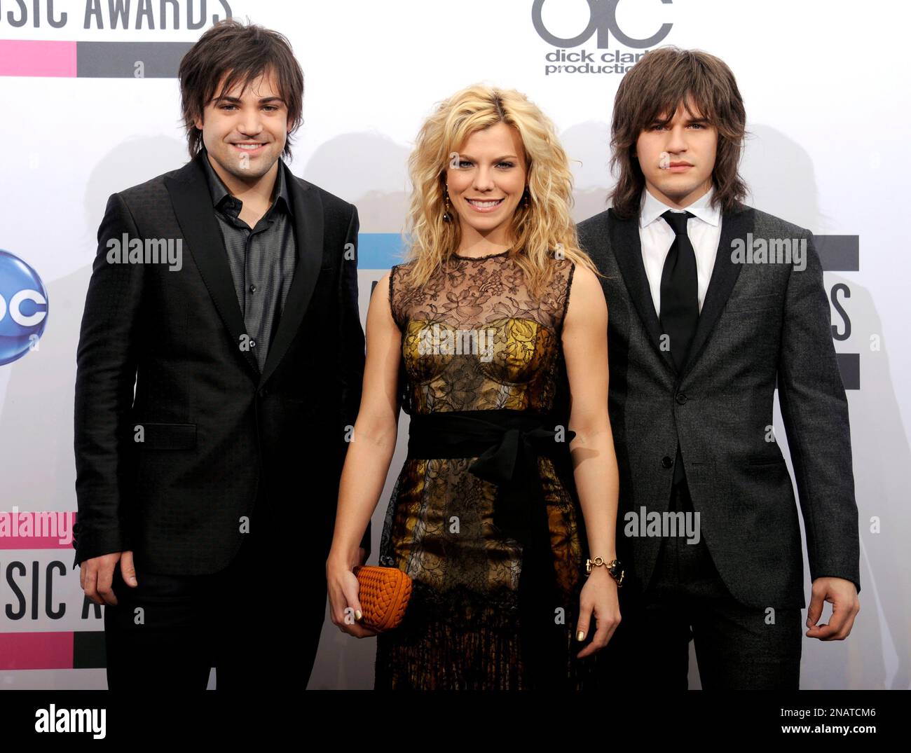 From left, Neil, Kimberly, and Reid Perry of The Band Perry pose ...