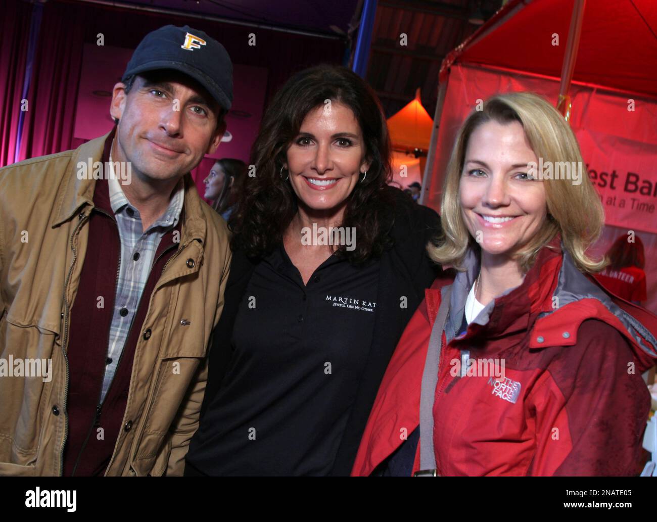 Left to right, Steve Carrell, Kelly Katz and Nancy Carell participate ...