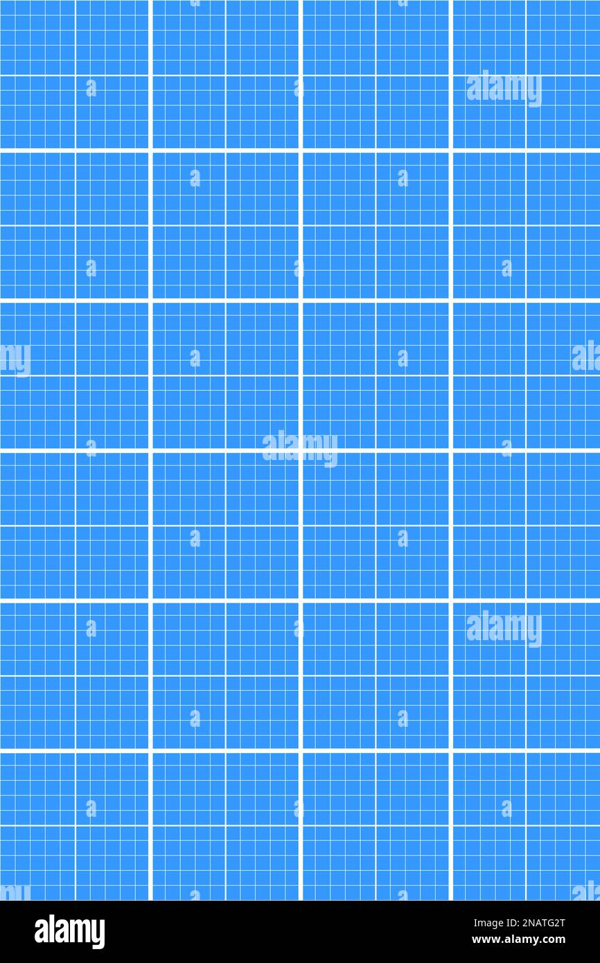 Blueprint grid vertical background. Checkered template for notebook ...