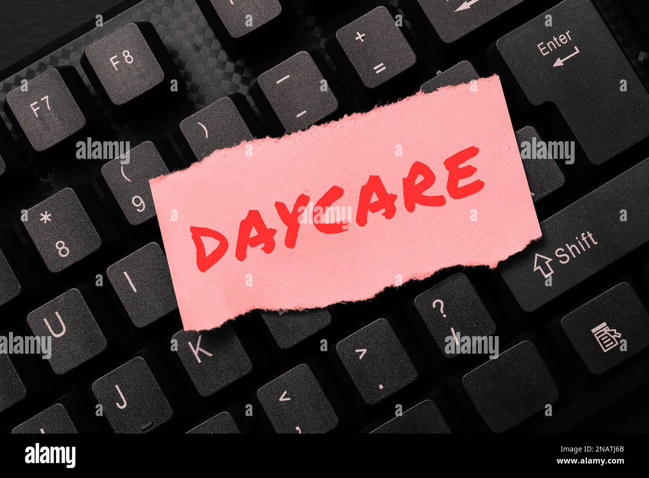 Conceptual display Daycare. Word Written on offering care to preschool ...