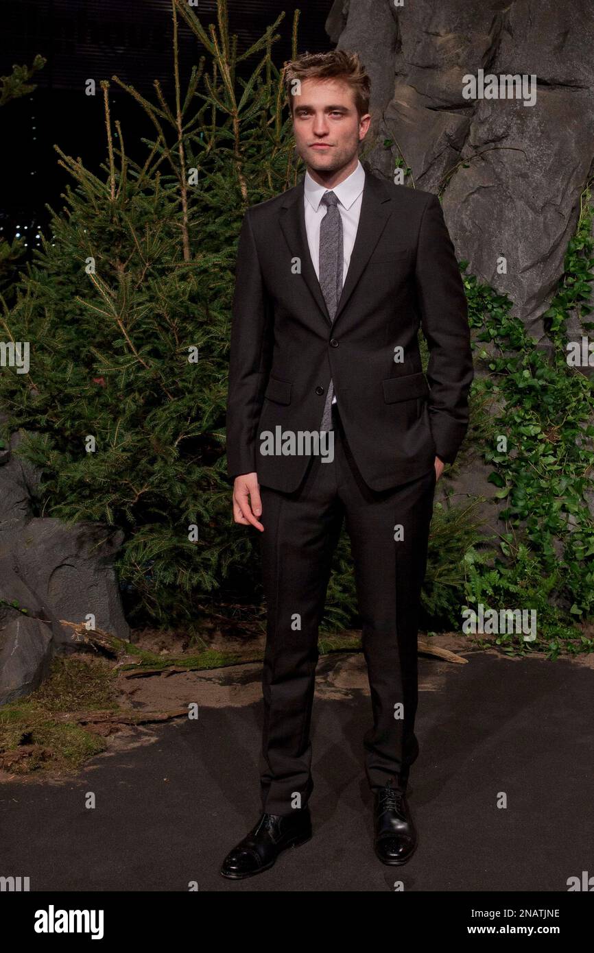 British actor Robert Pattinson arrives at a film premiere of 'Twilight ...