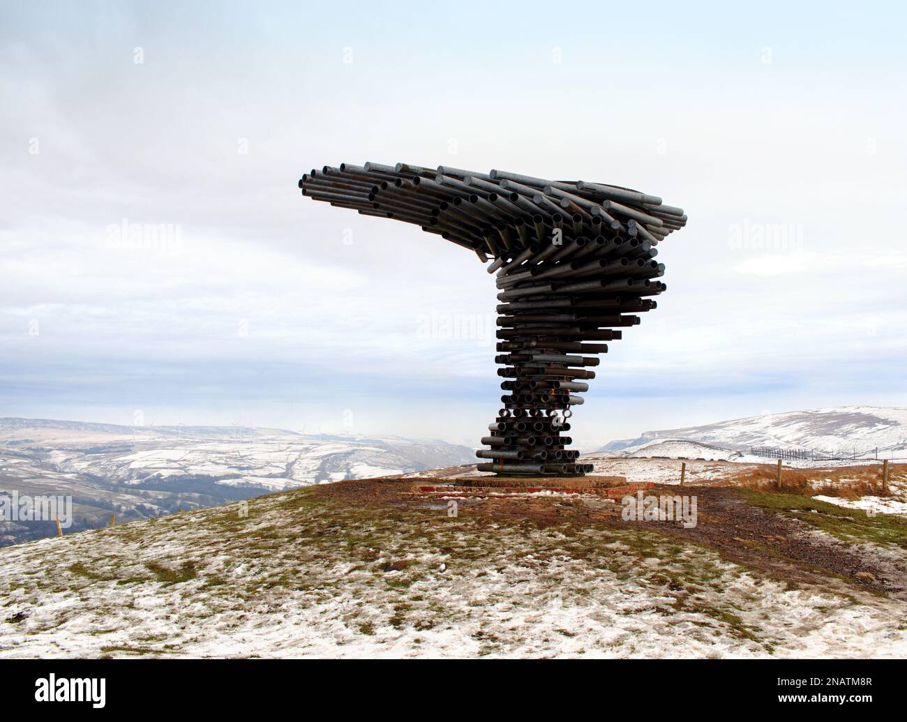 The Singing Ringing Tree, one of the Lancashire Panopticons, stands on ...