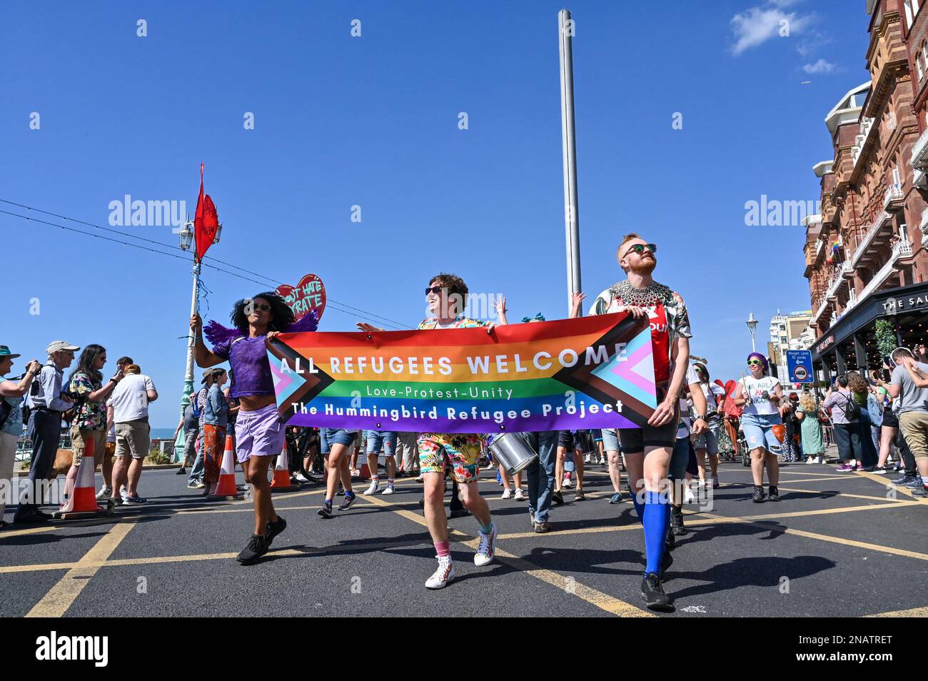 Brighton City, Brighton, East Sussex, UK on August 06 2022 The ...
