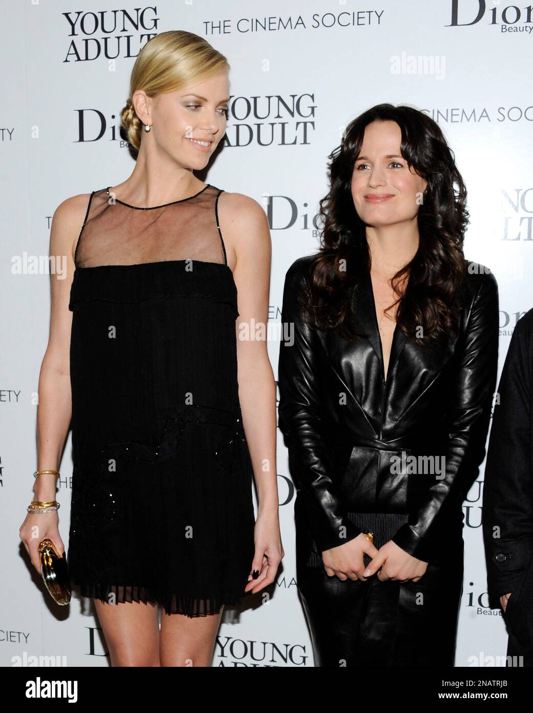Actresses Charlize Theron, left, and Elizabeth Reaser attend a special ...