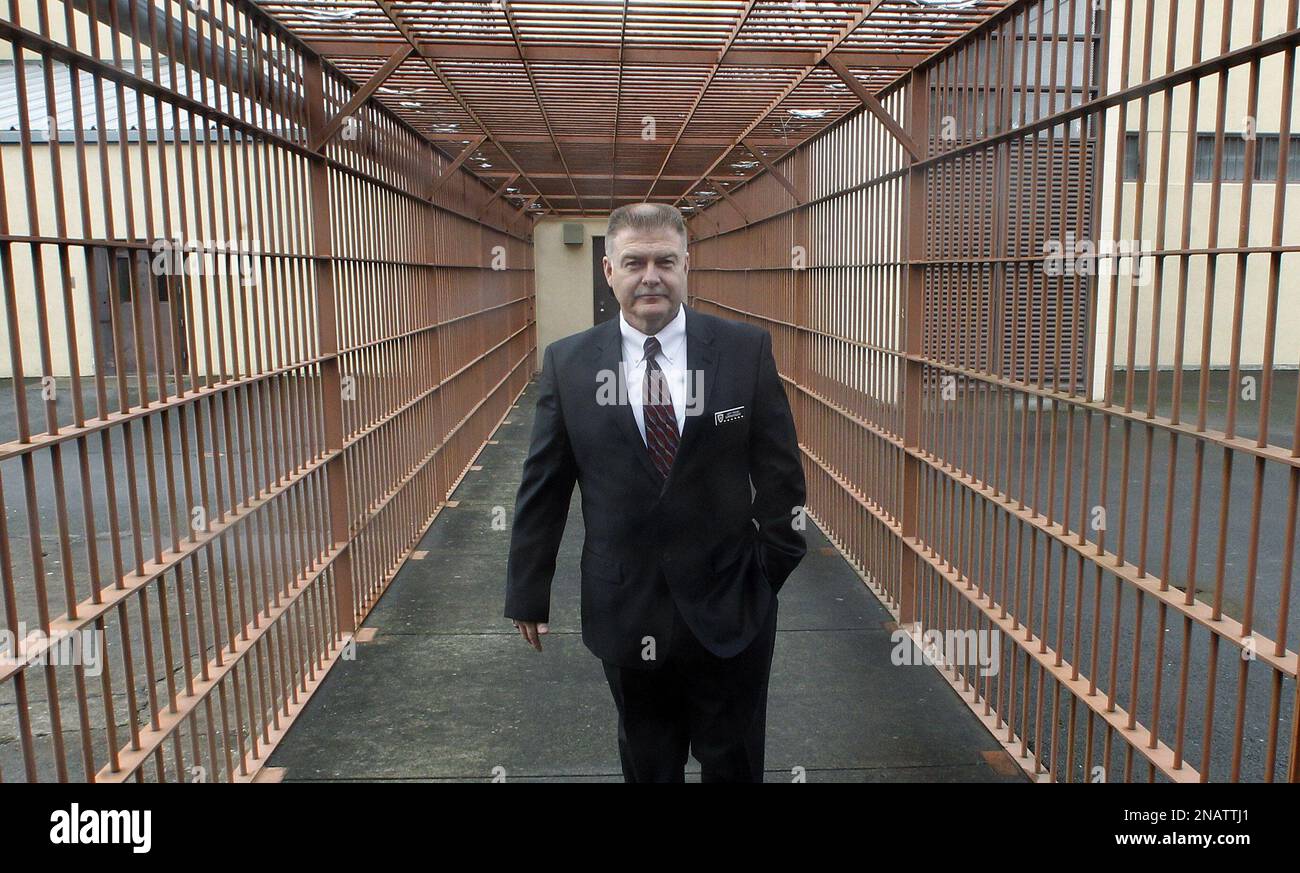 Oregon State Penitentiary Superintendent Jeff Premo walks through the ...