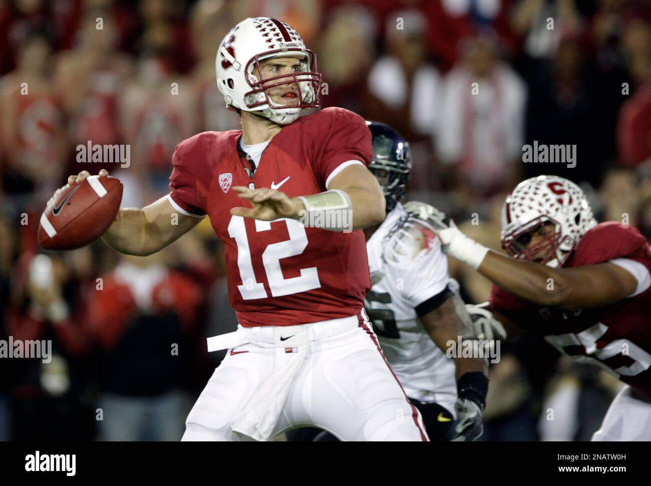 FILE - In this Nov. 12, 2011, file photo, Stanford quarterback Andrew ...
