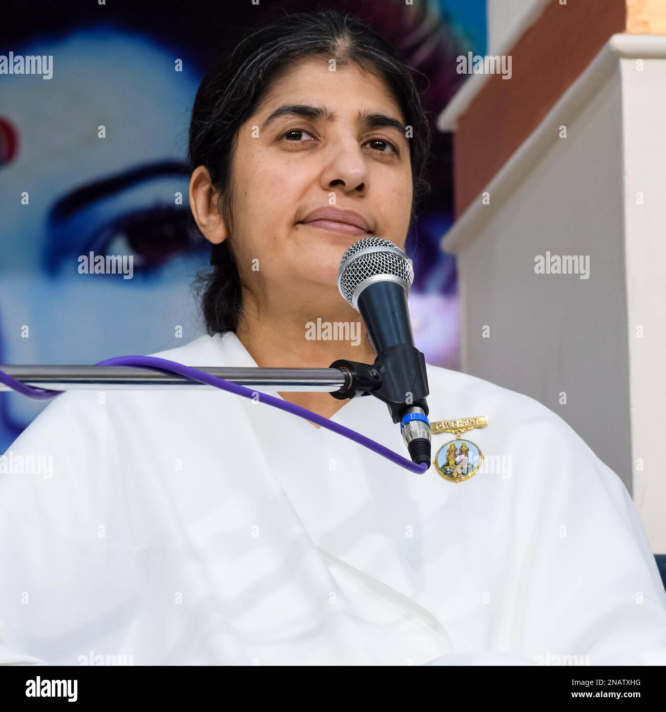 New Delhi, India, October 16 2022 - BK Shivani during meditation session, Shivani Verma, better ...