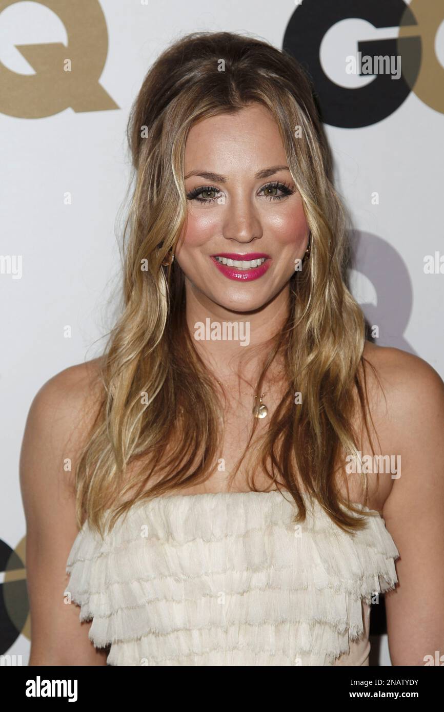 Kaley Cuoco arrives at the 16th annual GQ "Men of the Year" party in ...
