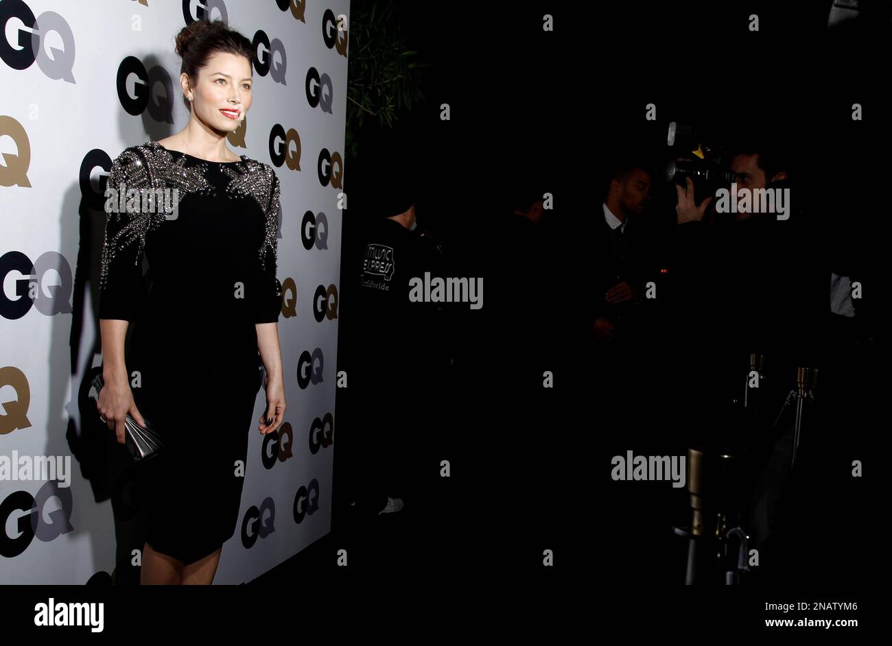 Jessica Biel arrives at the 16th annual GQ "Men of the Year" party in ...