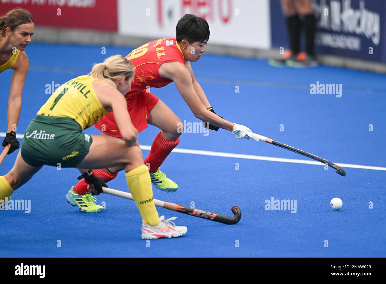 Sydney, Australia. 13th Feb, 2023. Claire Colwill (L) of Australia ...