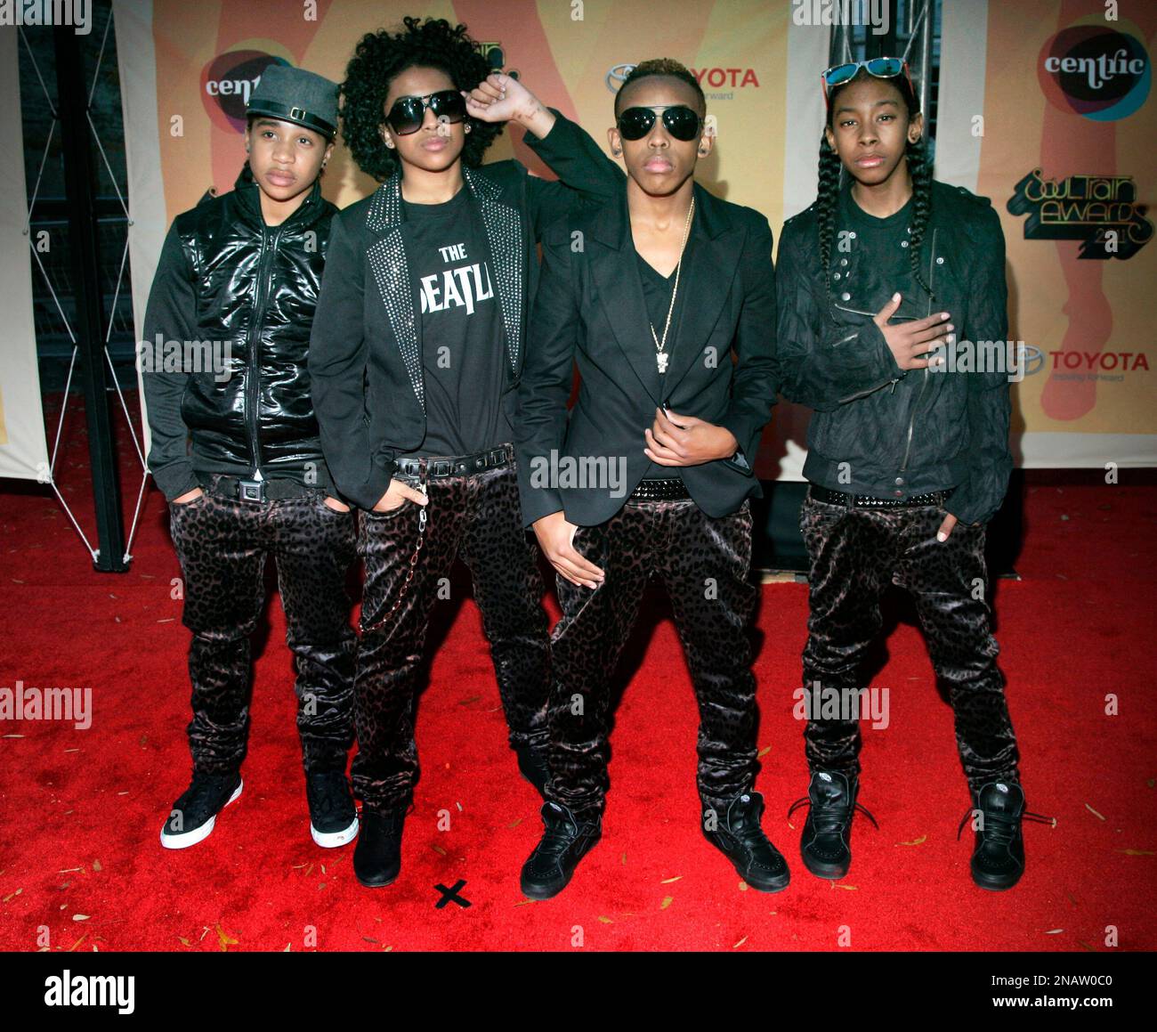 Mindless Behavior members, from left, Roc Royal, Princeton, Prodigy ...
