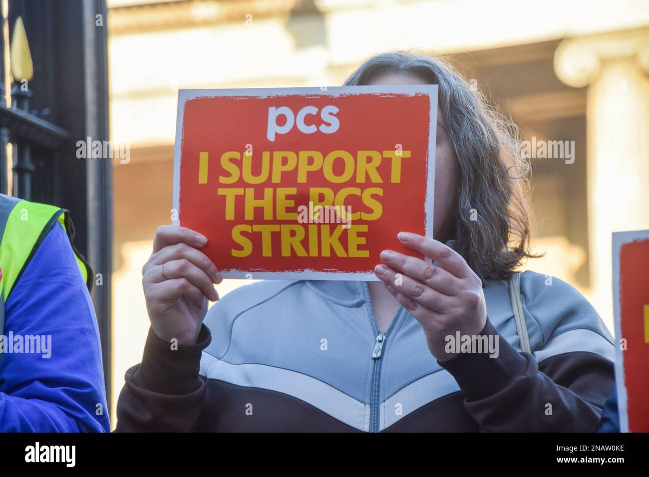 London, UK. 13th February 2023. PCS (Public and Commercial Services ...