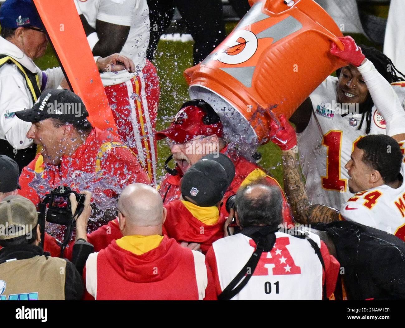 Glendale, United States. 12th Feb, 2023. Kansas City Chiefs head coach ...