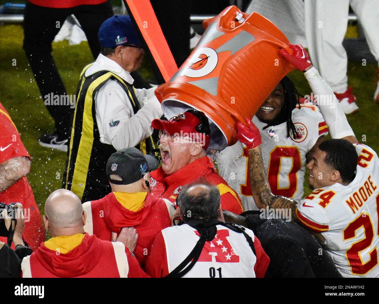 Glendale, United States. 12th Feb, 2023. Kansas City Chiefs head coach ...