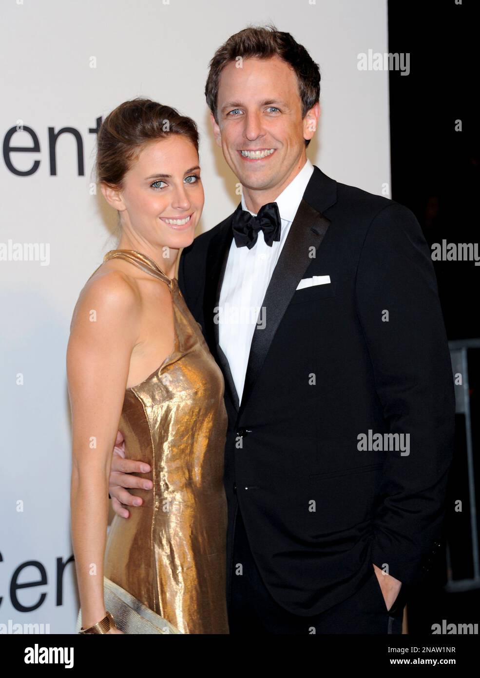 Actor Seth Meyers and girlfriend Alexi Ashe attend "Lincoln Center ...