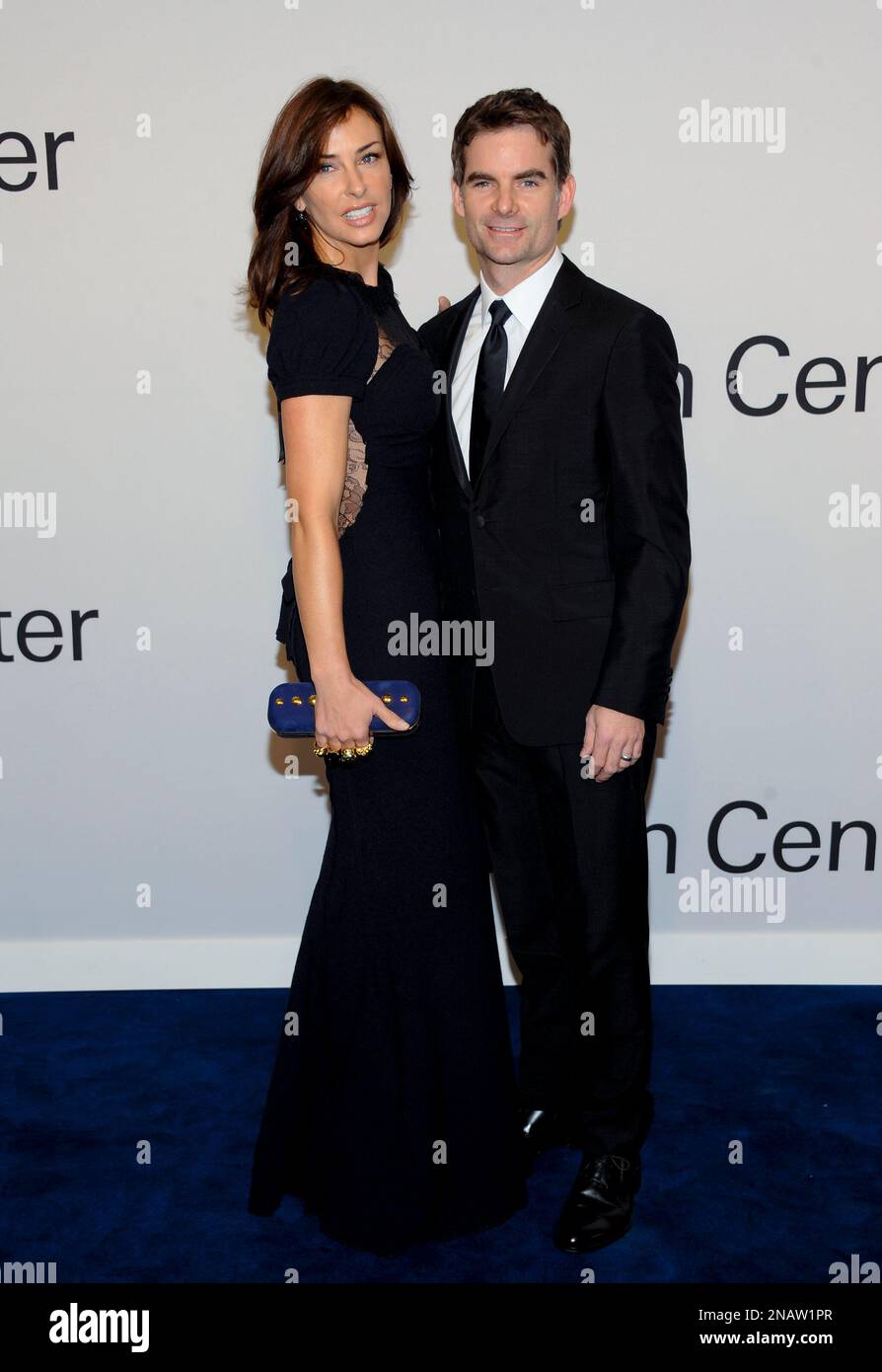 Race car driver Jeff Gordon and wife Ingrid attend "Lincoln Center ...