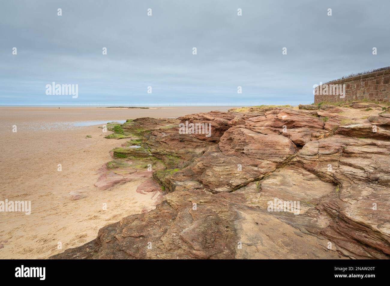 Hoylake, UK: Red Rocks Nature Reserve on the north west coast of the ...
