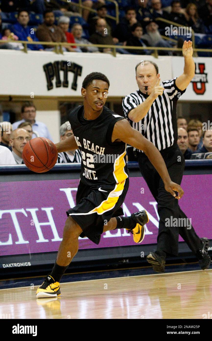 Long Beach State's Casper Ware (22) plays in the NCAA college ...