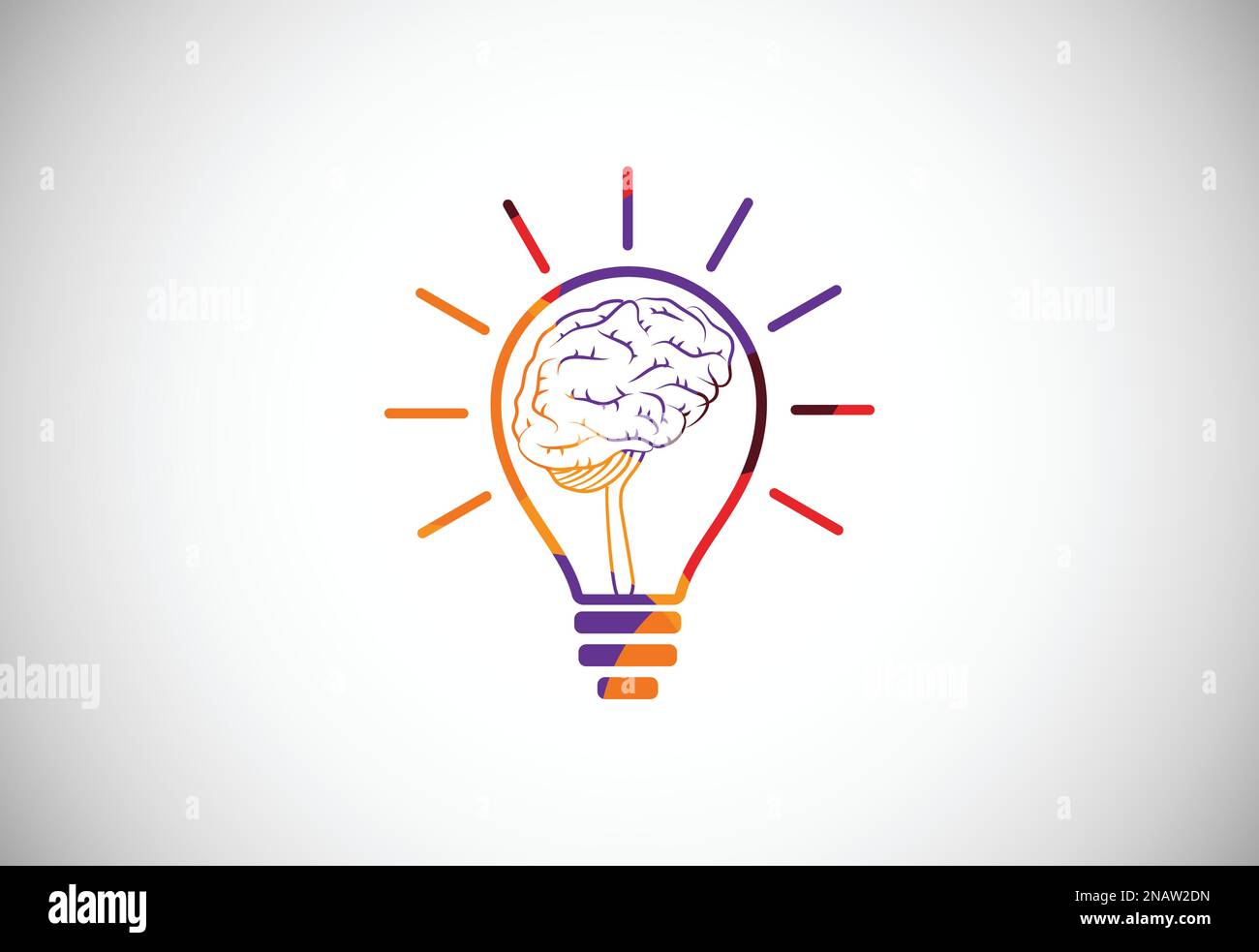 Modern low poly style brain logo design, Geometric and triangle brain ...