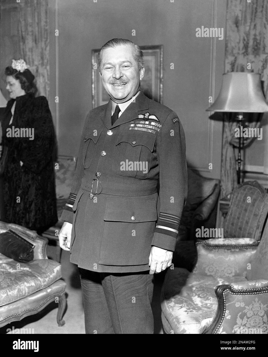 Canadian Air Marshal Capt. Billy Bishop in New York City on Feb. 12 ...