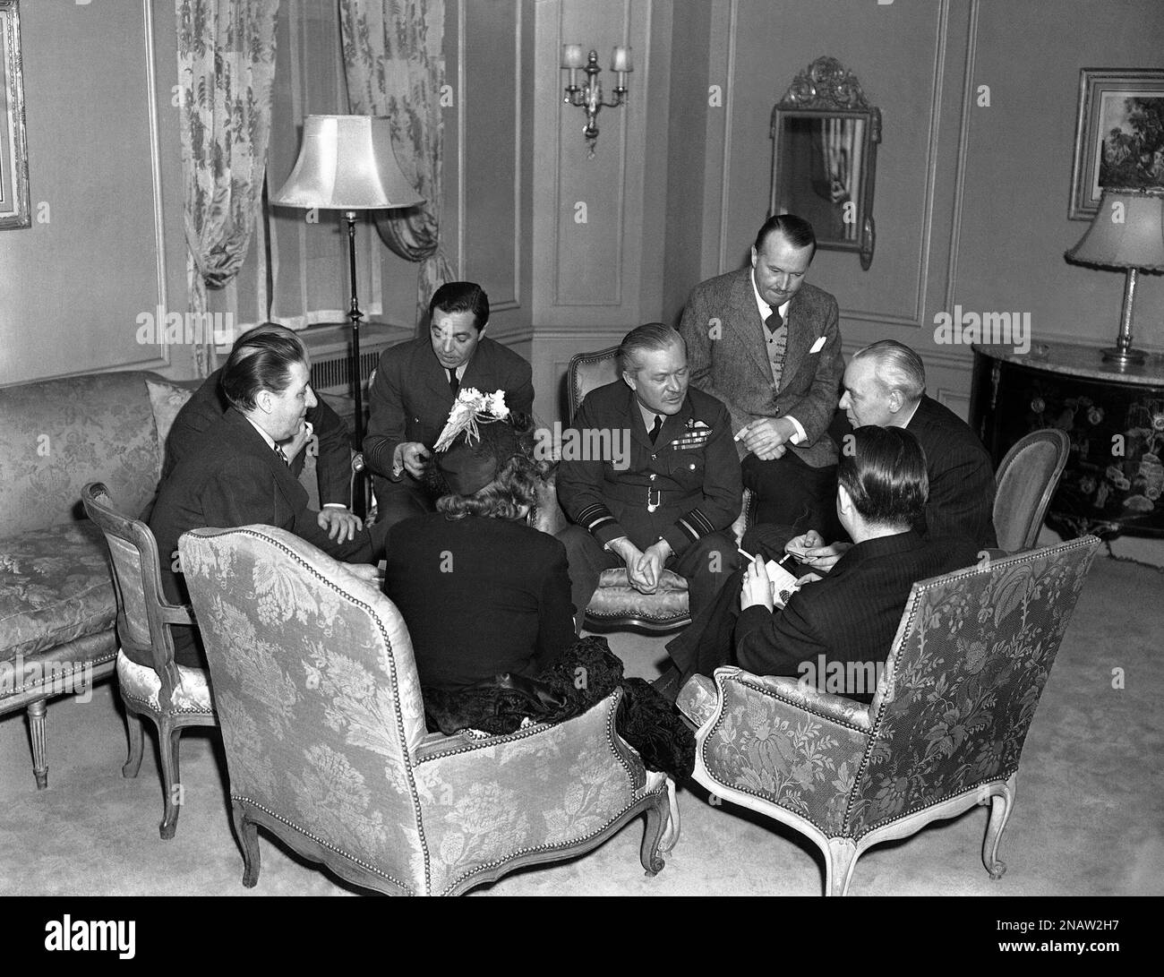 Capt. Billy Bishop, Canadian Air Marshal in New York City on Feb. 12 ...