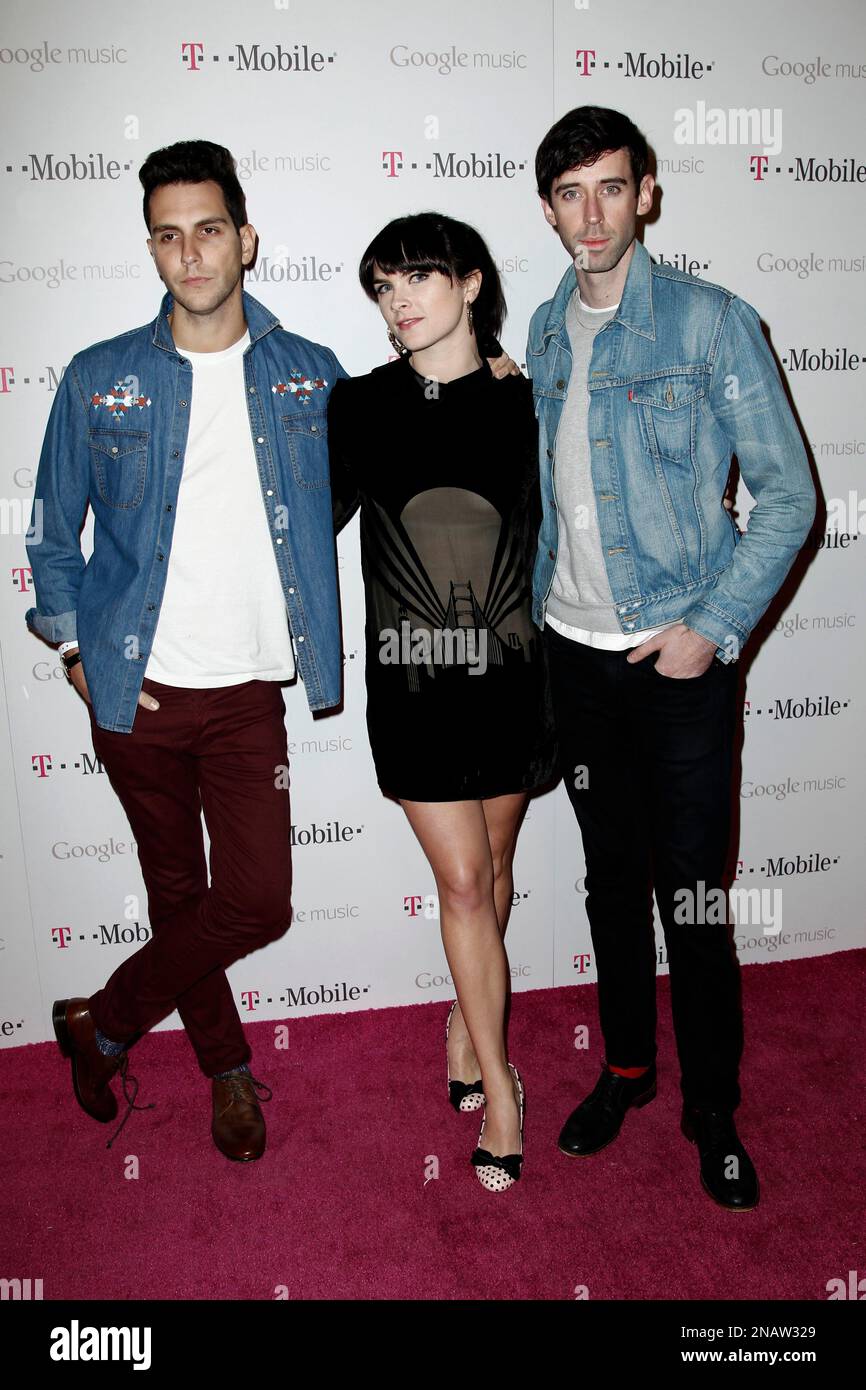 Cobra Starship arrives at the Google and T-Mobile party celebrating the ...