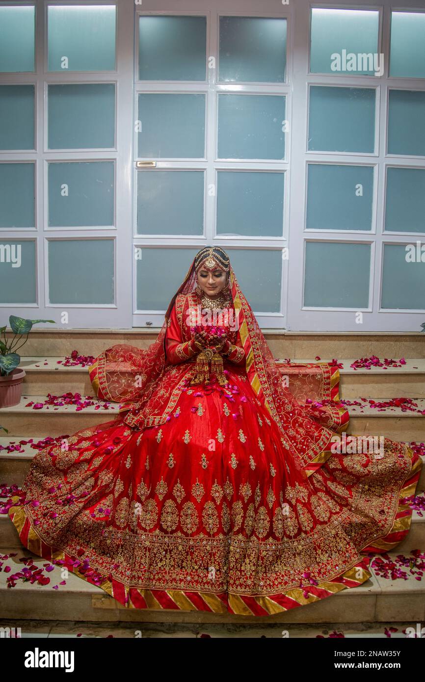 South indian bridal model hi-res stock photography and images - Alamy