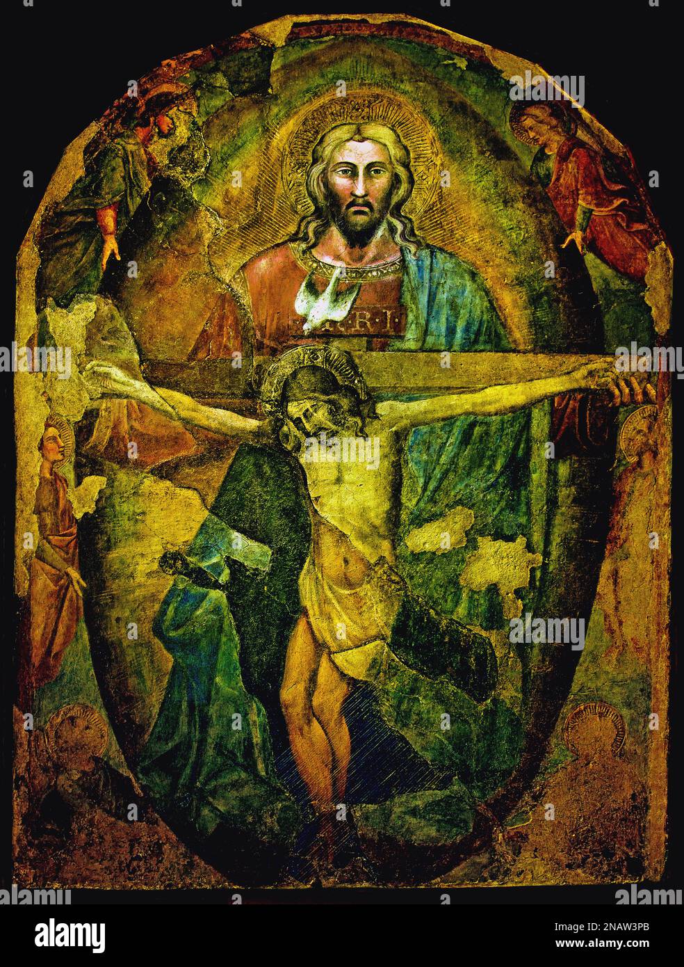 Trinity fresco by Spinello di Luca Spinelli known as Spinello ...