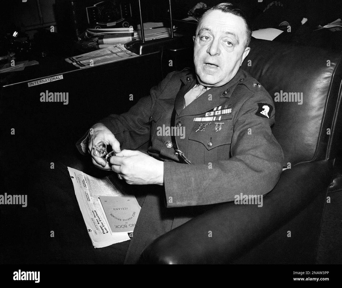 Brigadier General John Marston of the Marine Corps was born in Somerset ...