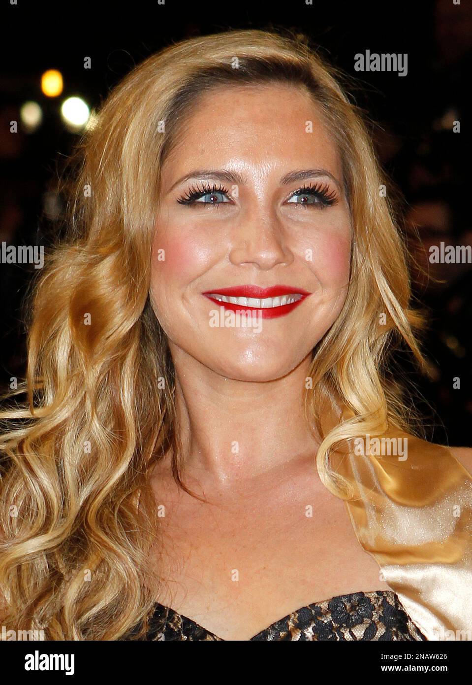 British singer Heidi Range arrives at the UK film premiere of 'Twilight ...