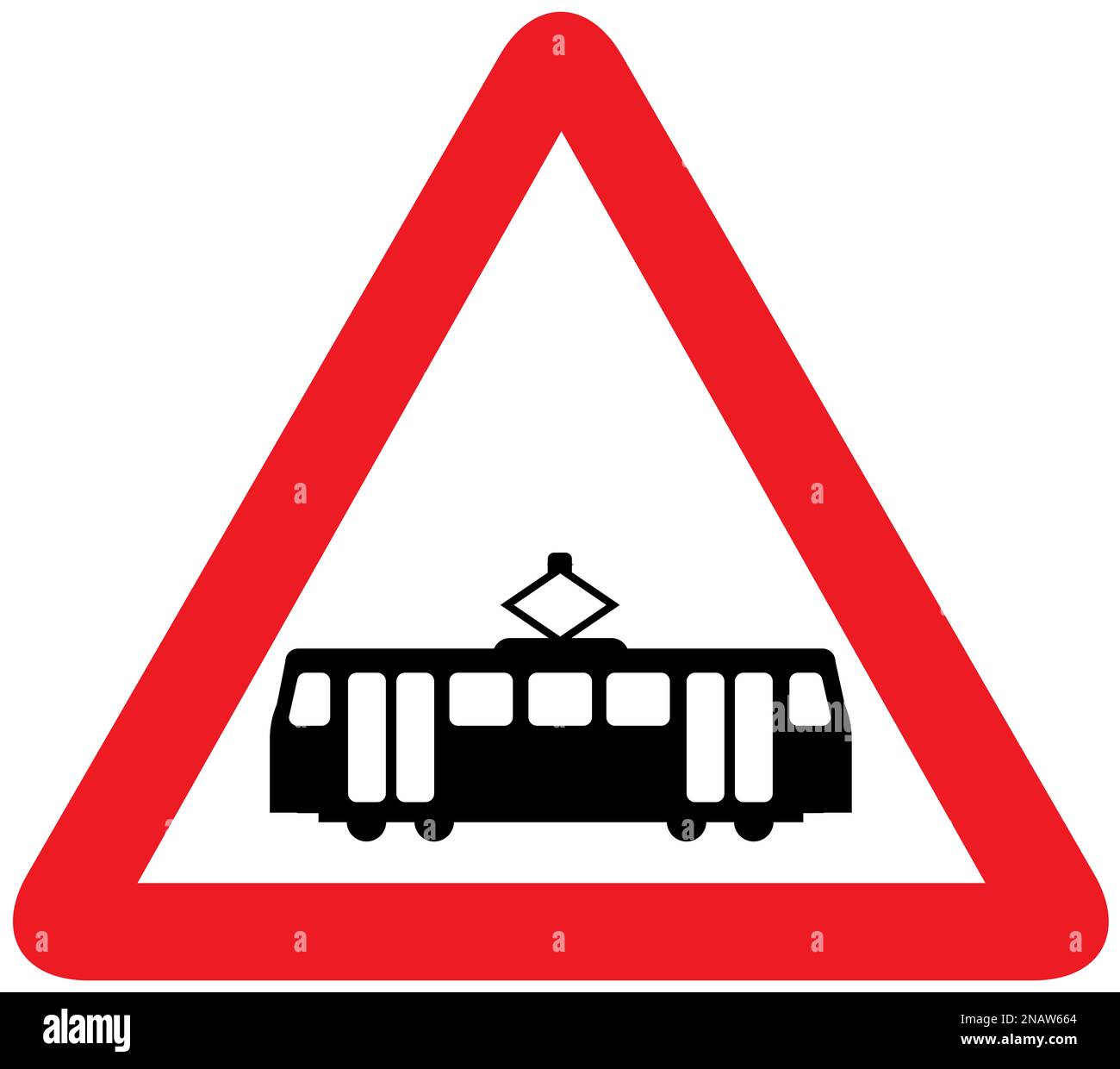 Tram station British road sign Stock Photo - Alamy