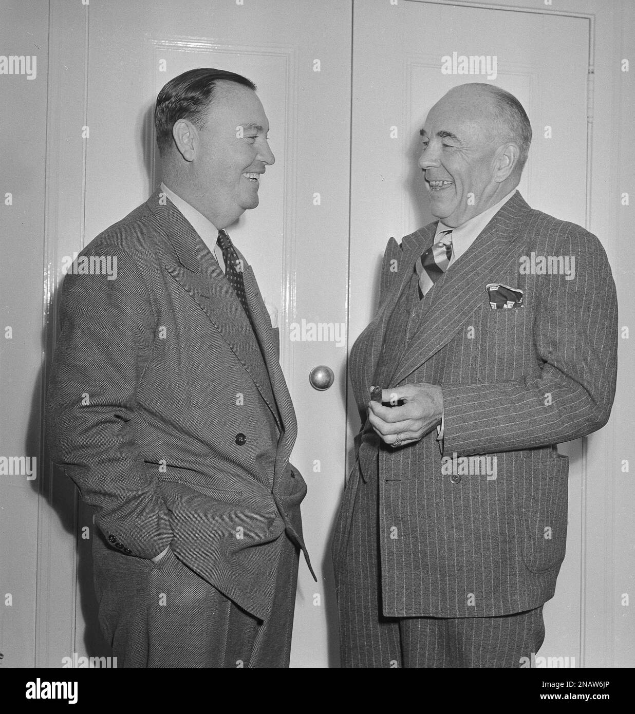 Admiral Jonas H. Ingram, right, new All-America Football Conference ...