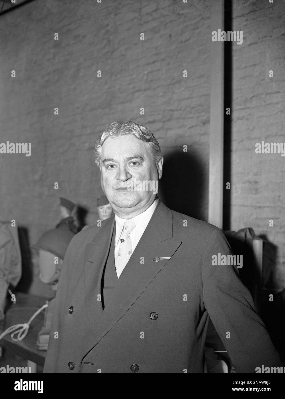 Col. C.F.H. Johnson, President of Botany Worsted Mills on June 8, 1942 ...