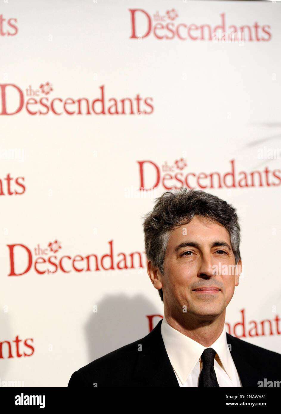 Alexander Payne, writer/director of "The Descendants," poses at the ...