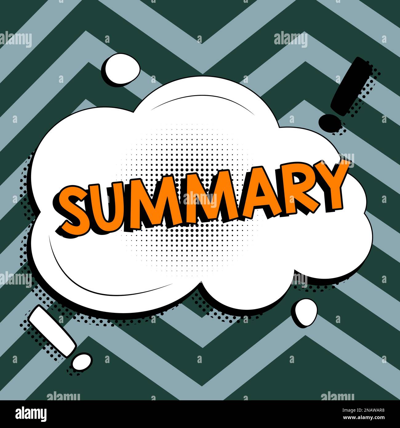 Sign displaying Summary. Concept meaning Brief Statement Abstract ...