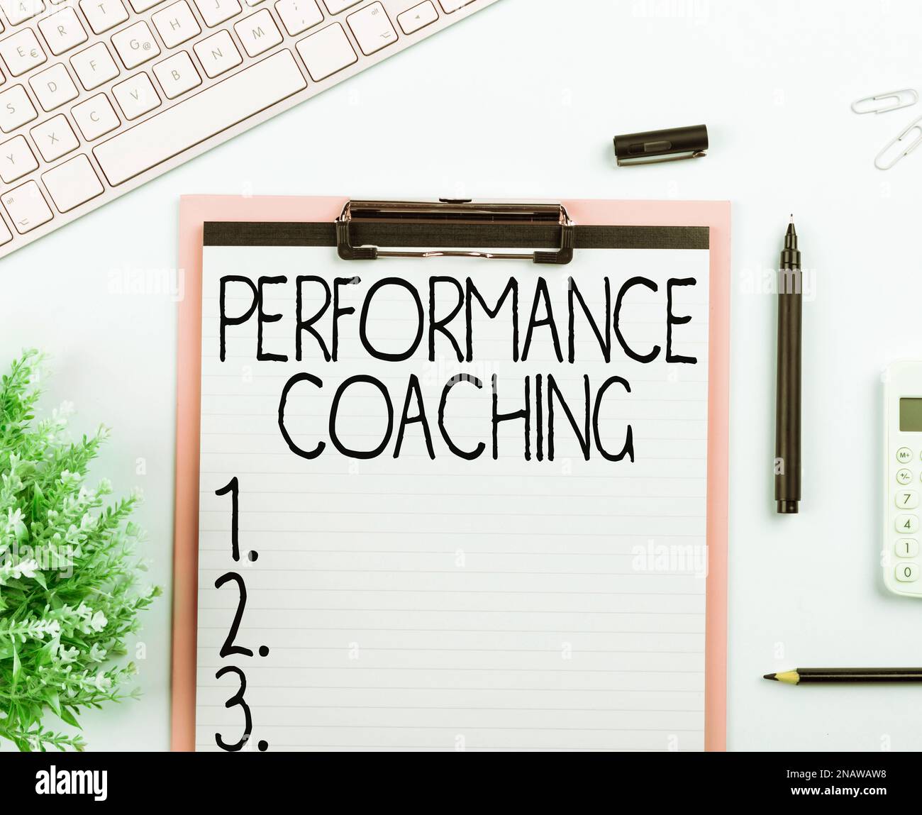 Text showing inspiration Performance Coaching. Word Written on ...
