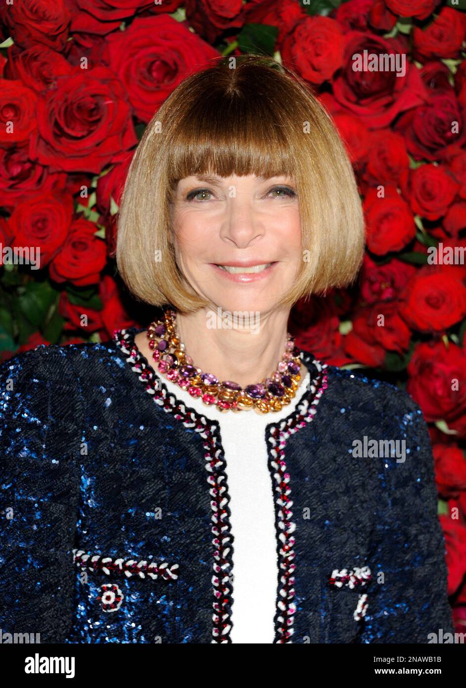 Vogue editor Anna Wintour attends The Museum of Modern Art Film Benefit ...