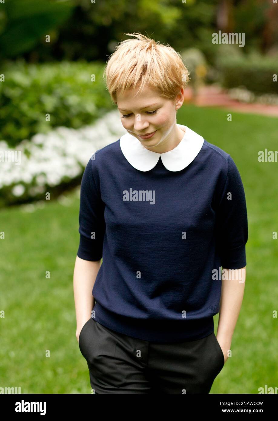 In this Oct. 23, 2011 photo, actress Michelle Williams poses for a ...