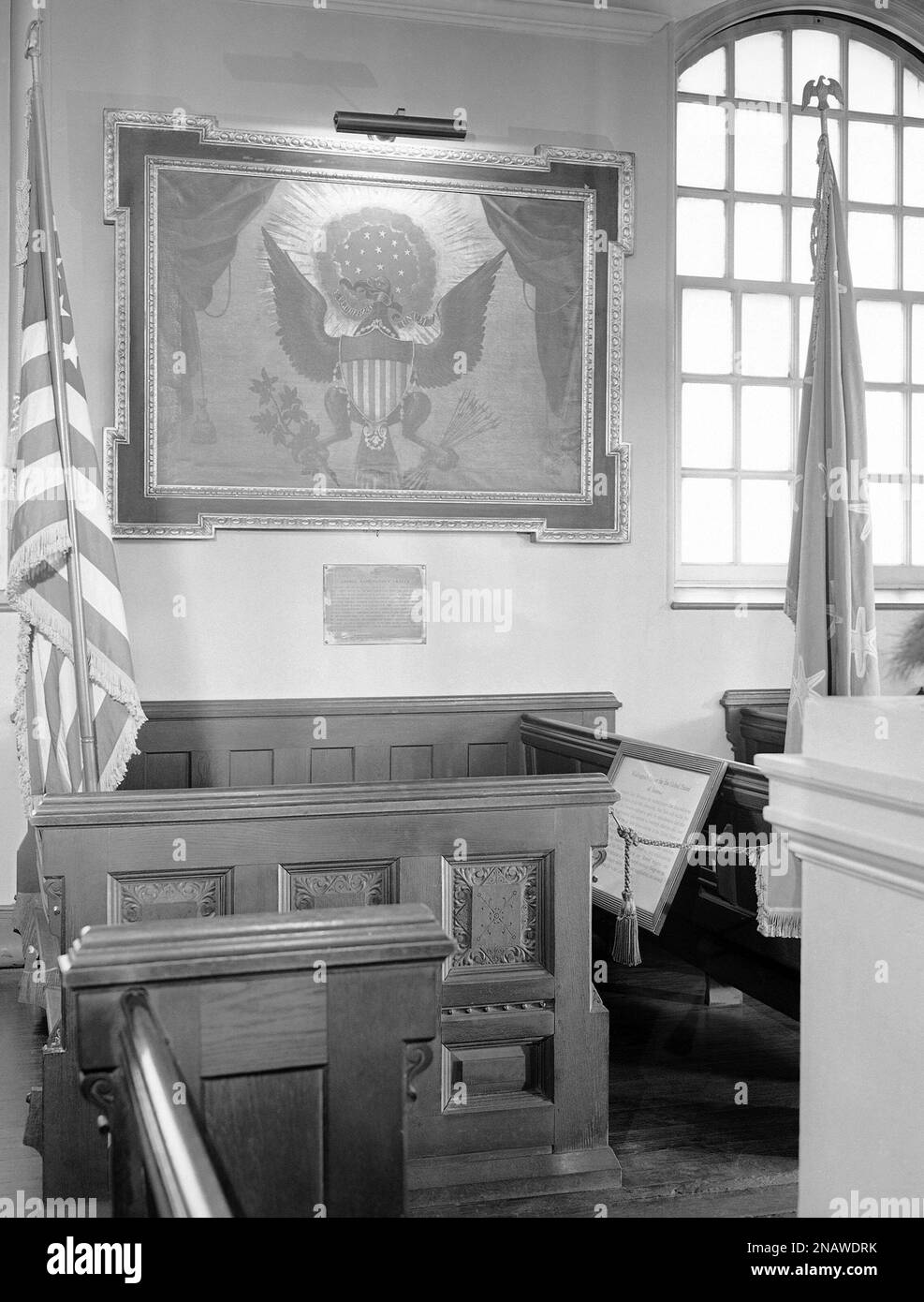The pew used by George Washington in St. Paul’s Church, New York City ...
