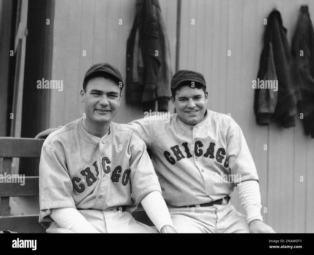 Two new Chicago Cubs catchers at Catalina Island, California on Feb. 20 ...